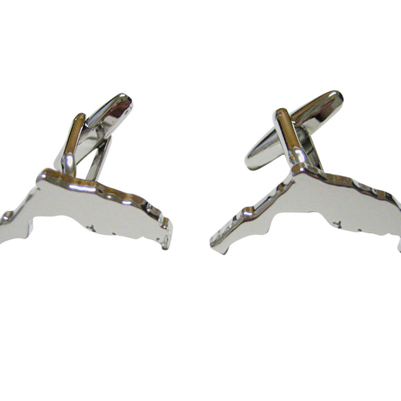 Kiola Designs | Accessories | Florida State Map Shape Cufflinks | Poshmark